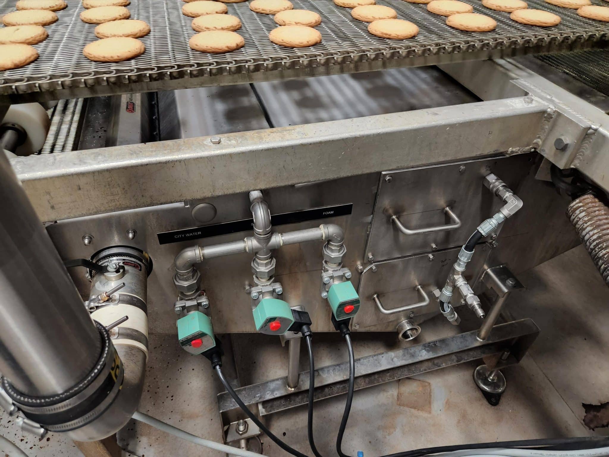 Automated Belt Cleaning System for Food Plant - Divine Industrial Sales