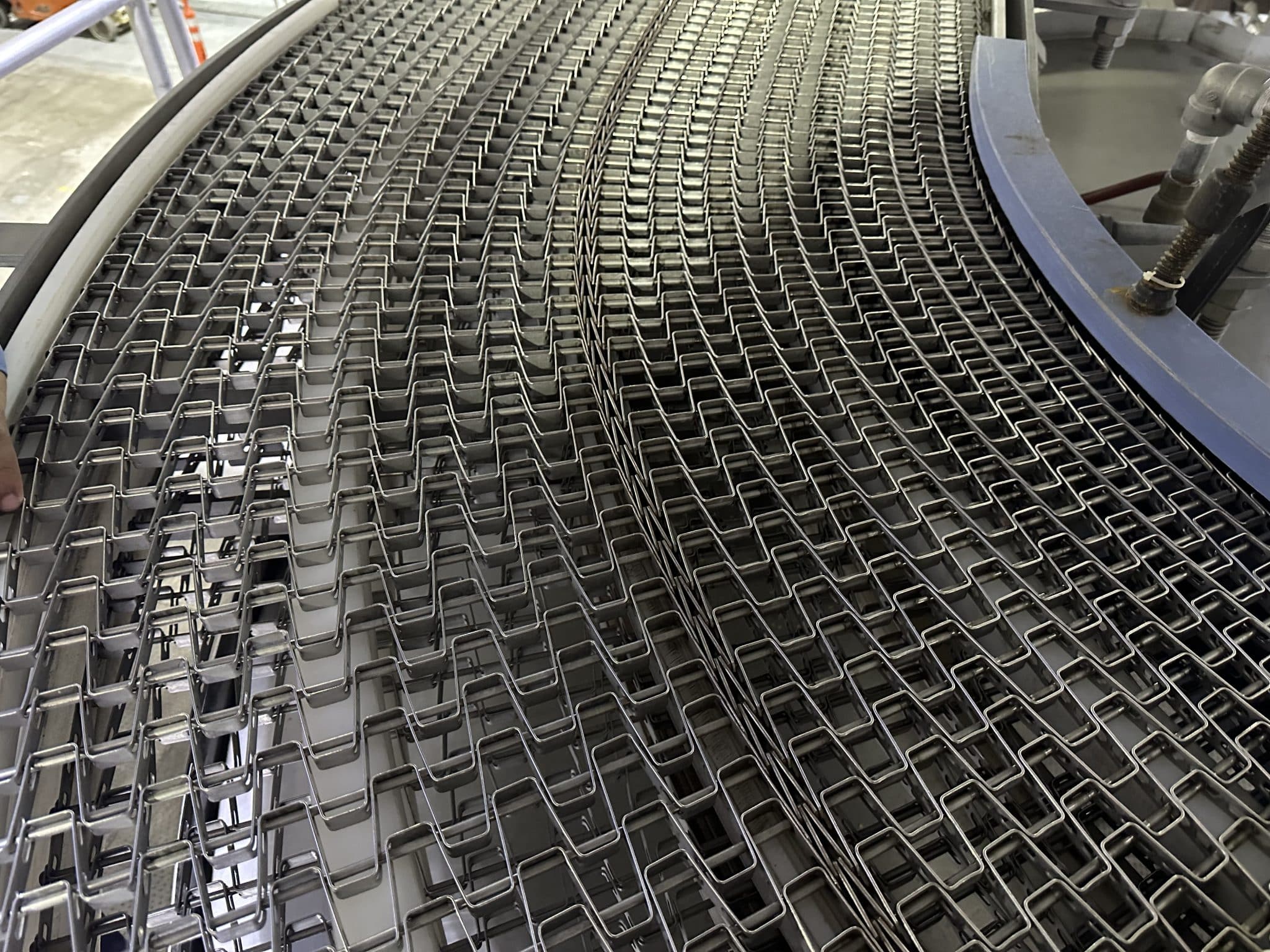Flat Wire Radius Belting - Divine Industrial Sales